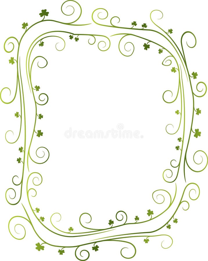 Shamrock Border Stock Illustrations – 7,168 Shamrock Border Stock ...