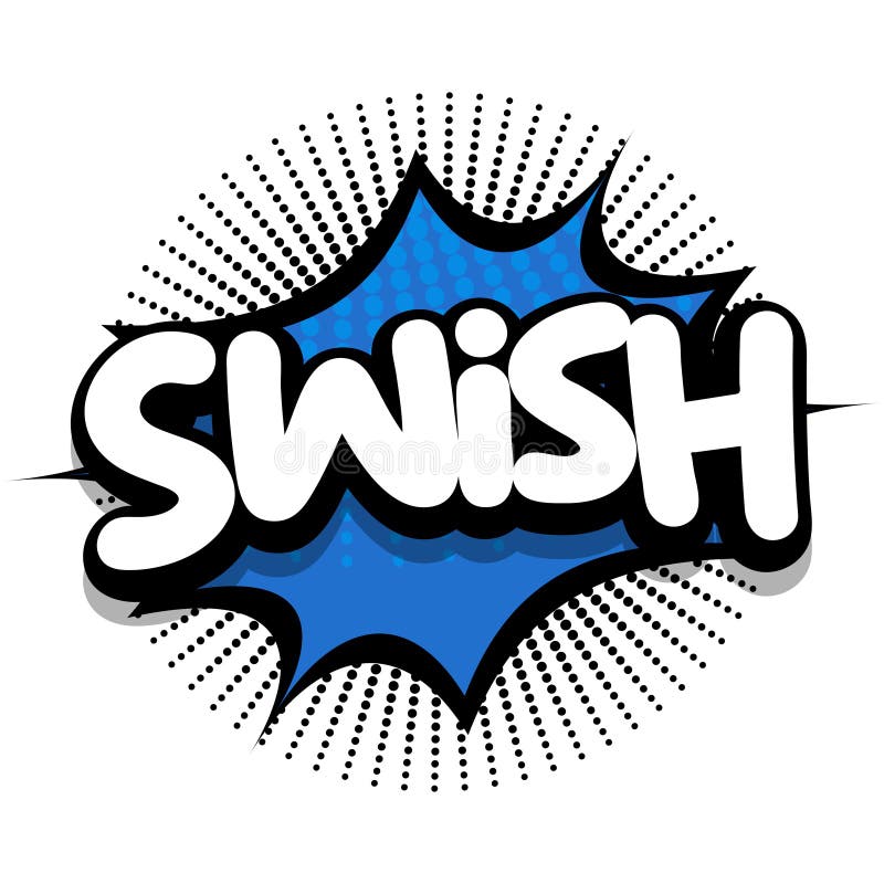 Swish Comic Book Explosion Bubble Vector Illustration Stock Vector ...