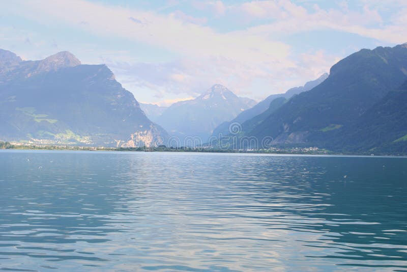 Spring alpine stream stock image. Image of natural, morning - 4606595