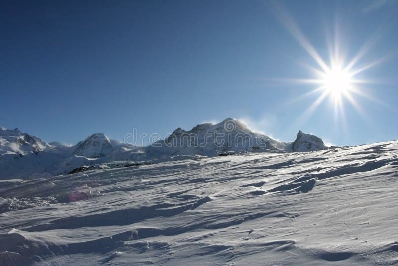Swiss alpine sun stock photo. Image of mountains, swiss - 11286508