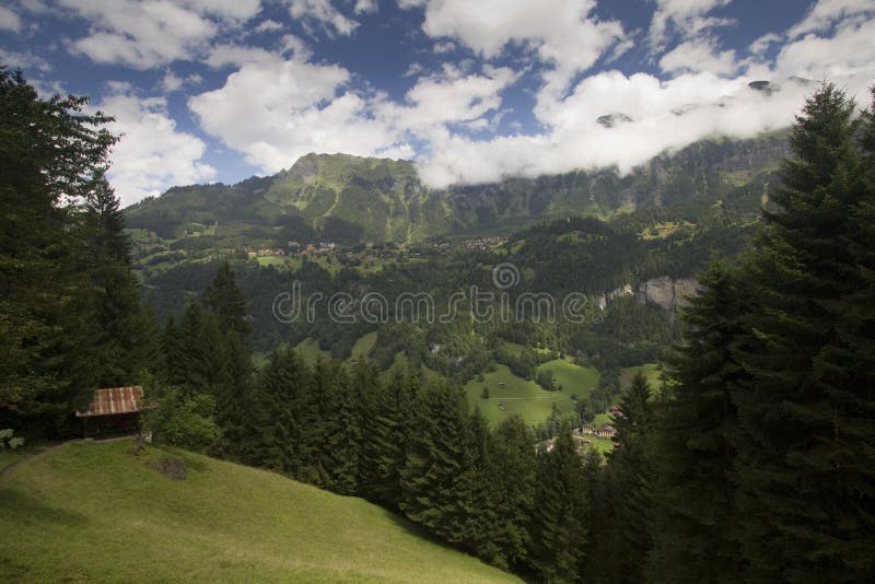 Swiss Alps panorama stock image. Image of alps, white - 21679843