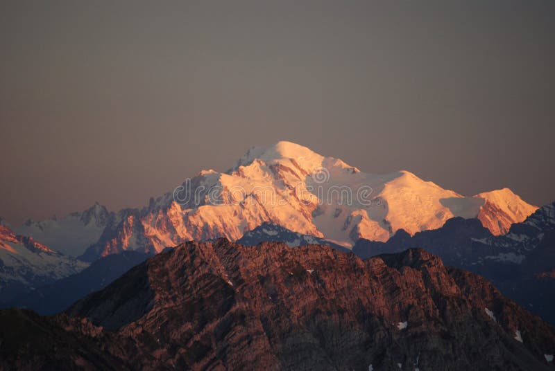Swiss Alps at sunset stock photo. Image of shadow, exploration - 10927464