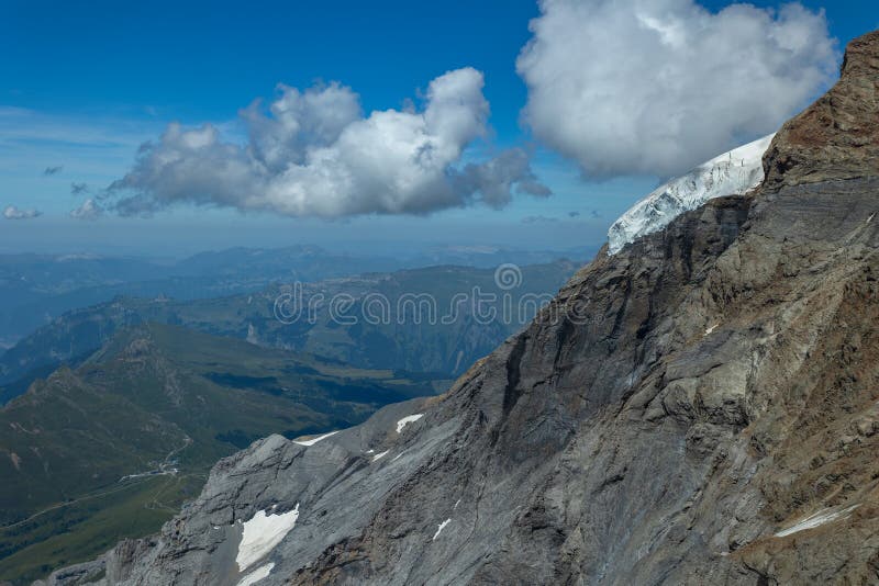 Swiss Alps, a View from Above Stock Photo - Image of landscape, safari ...