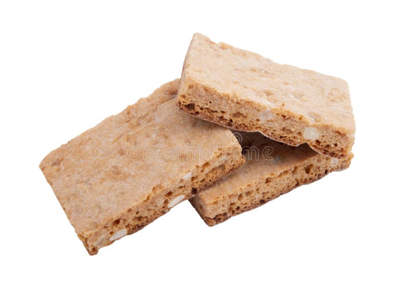 Swiss Basil Gingerbread Cookies Isolated on the White Stock Image ...