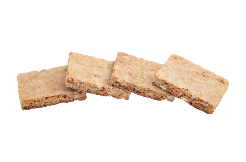 Swiss Basil Gingerbread Cookies Isolated on the White Stock Image ...