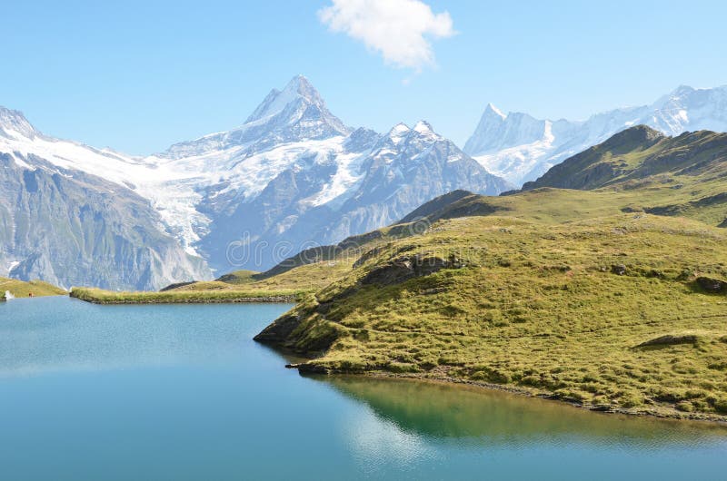 Swiss Bernese Alps stock image. Image of mountain, dairy - 29257363