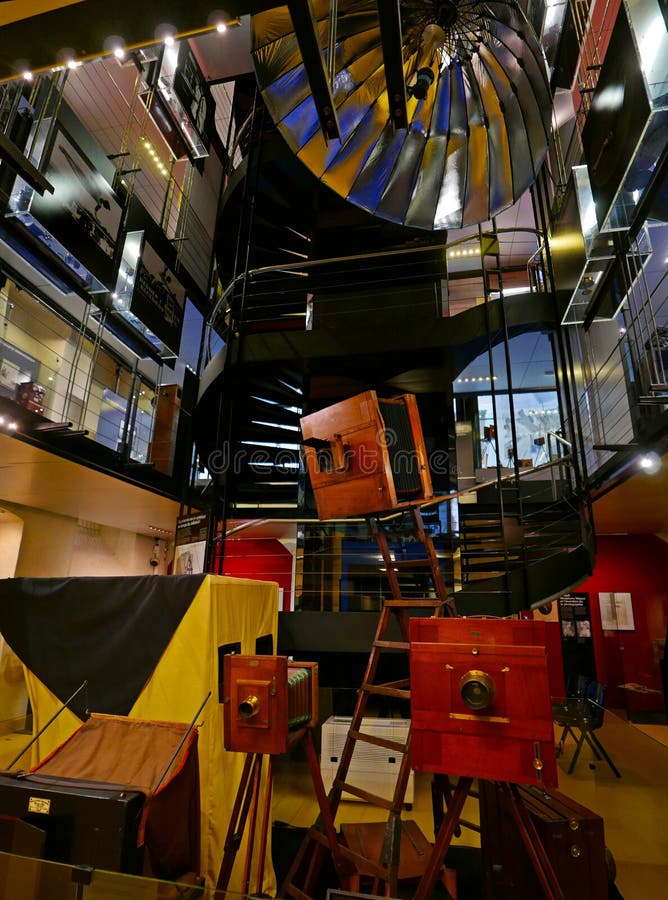 Swiss Camera Museum Vevey editorial stock image. Image of autochrome ...