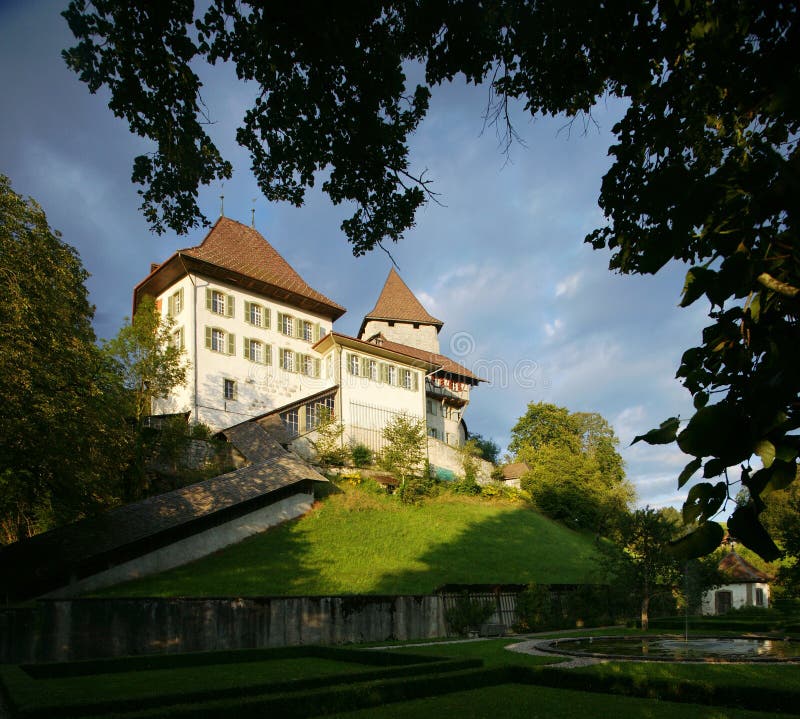 Swiss Castle stock image. Image of german, amish, knights - 15849735