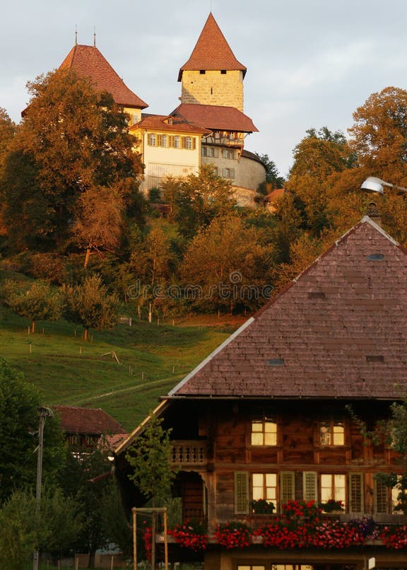 Swiss Castle stock image. Image of europe, emmental, bern - 15849817