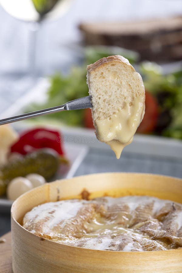 Swiss cheese fondue stock image. Image of macro, swiss - 239656107