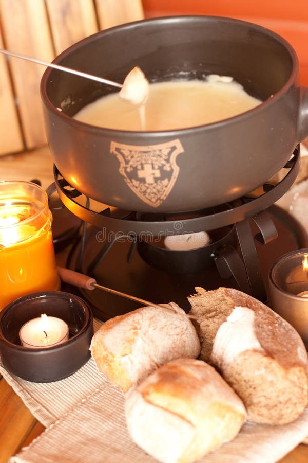 Swiss Fondue stock photo. Image of food, winter, swiss - 27123682