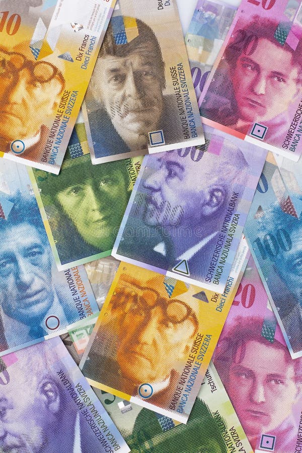Swiss franc stock photo. Image of currency, switzerland - 14813330