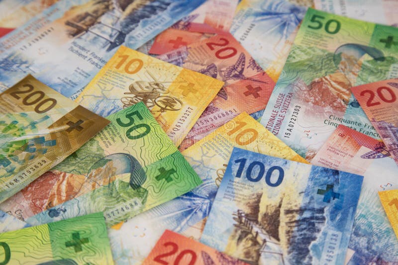 Swiss francs stock image. Image of rate, payment, banking - 364812205