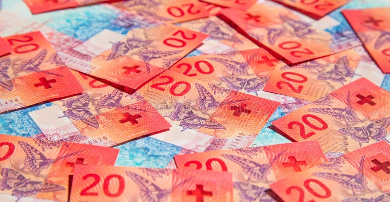 Swiss francs stock image. Image of forex, exchange, europe - 148699235