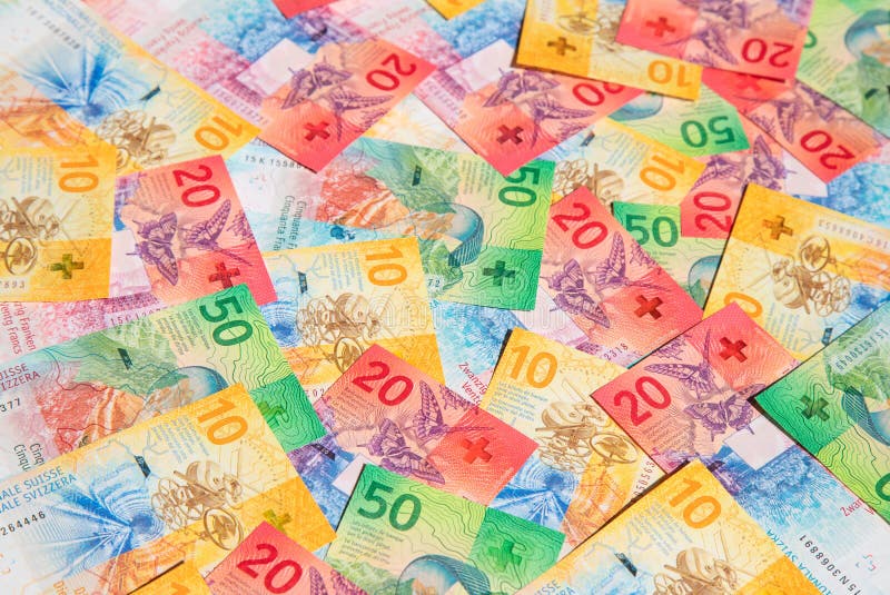 Swiss francs stock image. Image of salary, exchange - 179707469