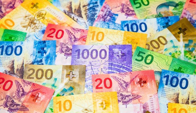Swiss francs stock photo. Image of income, payment, financial - 213219960