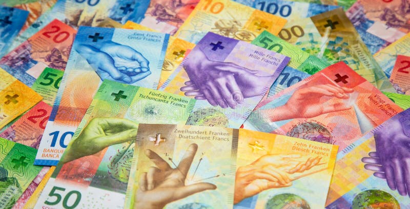 Swiss francs stock photo. Image of europe, note, nationalbank - 217014924