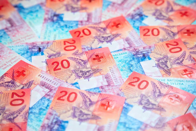 Swiss francs stock photo. Image of currency, nationalbank - 221749310