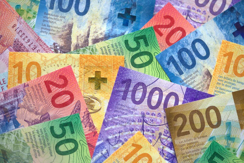 Swiss francs stock photo. Image of business, fortune - 245150352