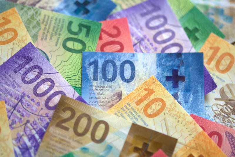 Swiss francs stock photo. Image of national, franc, paper - 245150378