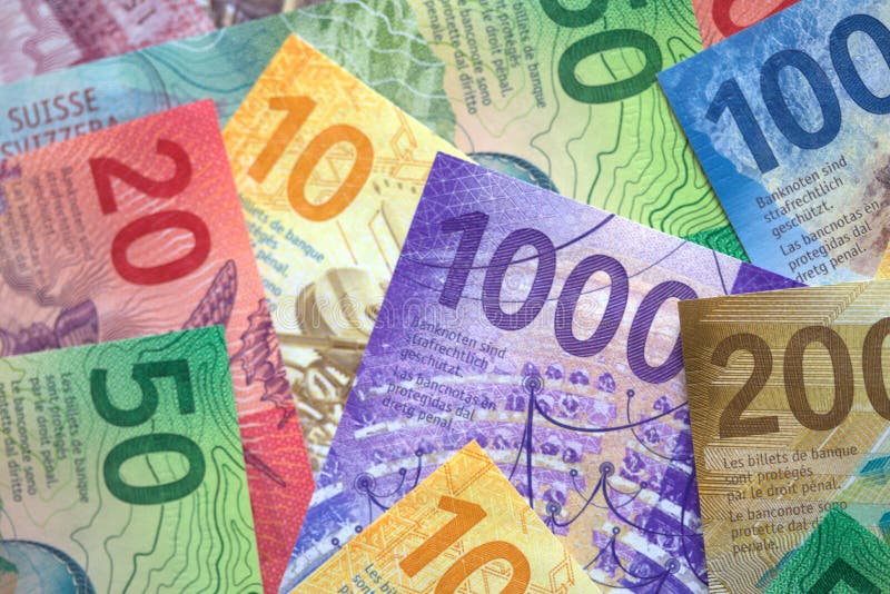 Swiss francs stock image. Image of exchange, frank, financial - 245150385