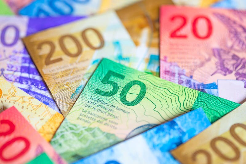 Swiss francs stock photo. Image of europe, fortune, currency - 245150448