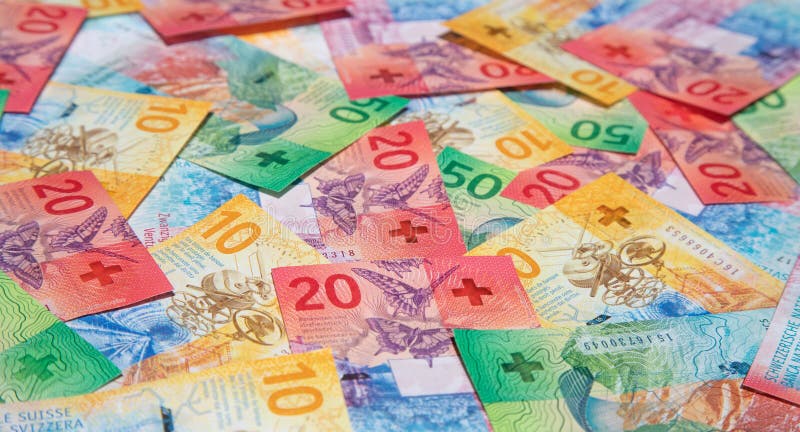 Swiss francs stock photo. Image of bank, success, rich - 279275500