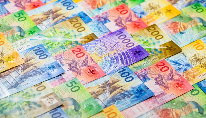 Swiss francs stock image. Image of cash, budget, paper - 286218013