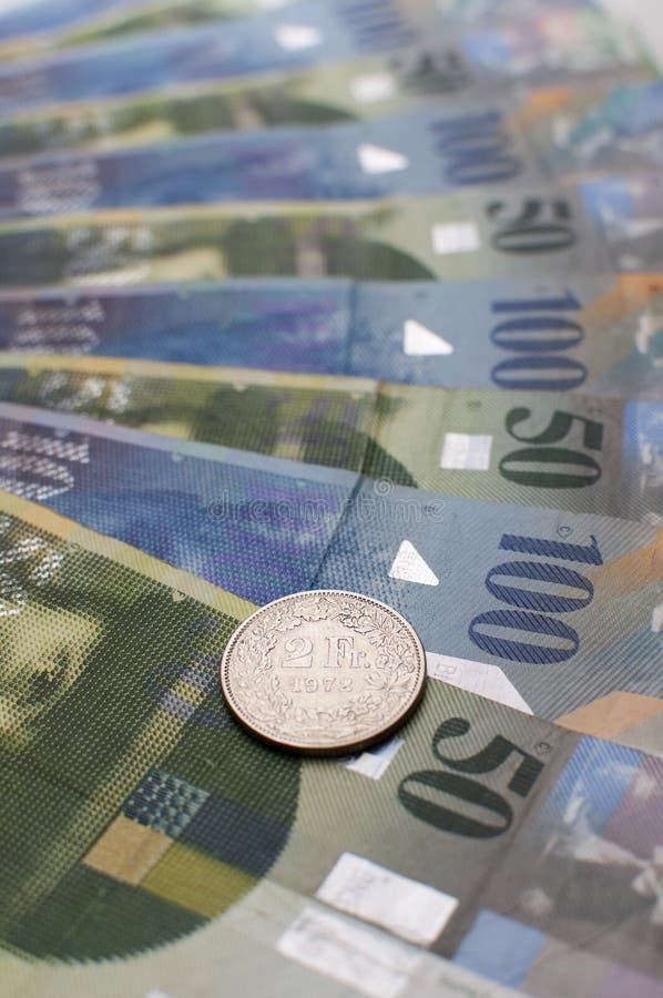 2 Swiss Francs stock photo. Image of franc, value, currency - 31064274