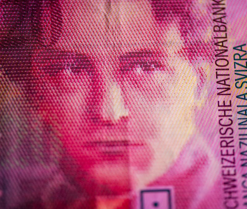 Swiss frank stock photo. Image of europe, pink, money - 35899220