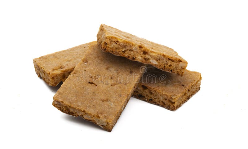 Swiss Gingerbread Cookie Isolated Stock Photo - Image of delicious ...