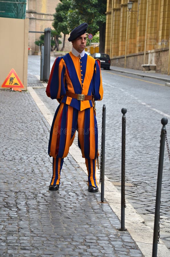 Swiss guard editorial photography. Image of cathedral - 25304237