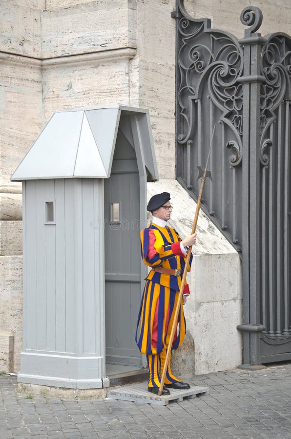 Swiss guard editorial stock photo. Image of soldier, traditional - 26986858