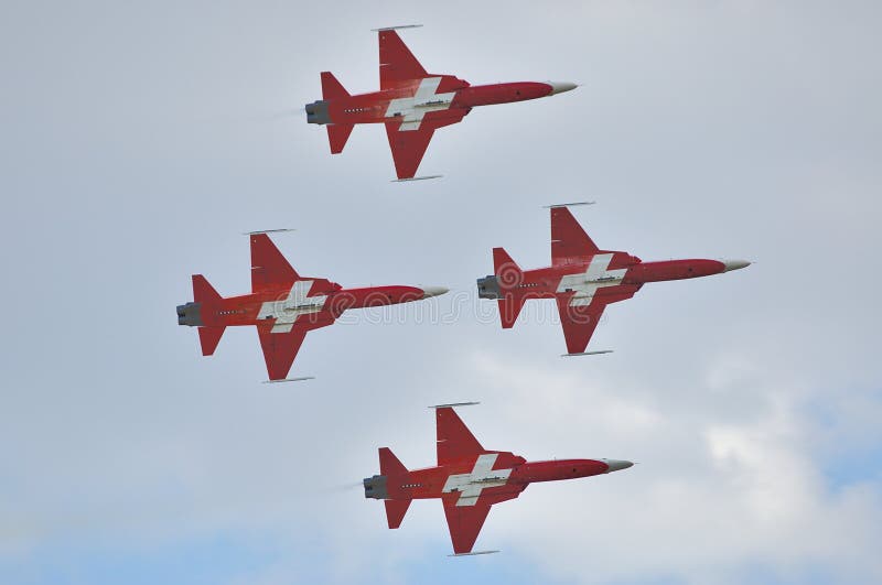 Swiss Jets stock image. Image of swiss, plane, flying - 49804181