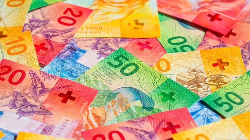 Swiss money stock photo. Image of franc, banknote, forex - 162846040
