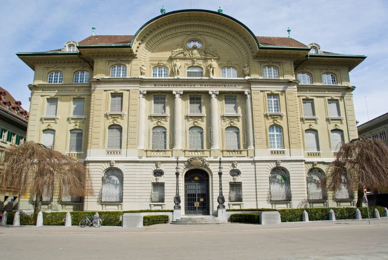 Swiss national Bank stock image. Image of financial, brick - 4960271