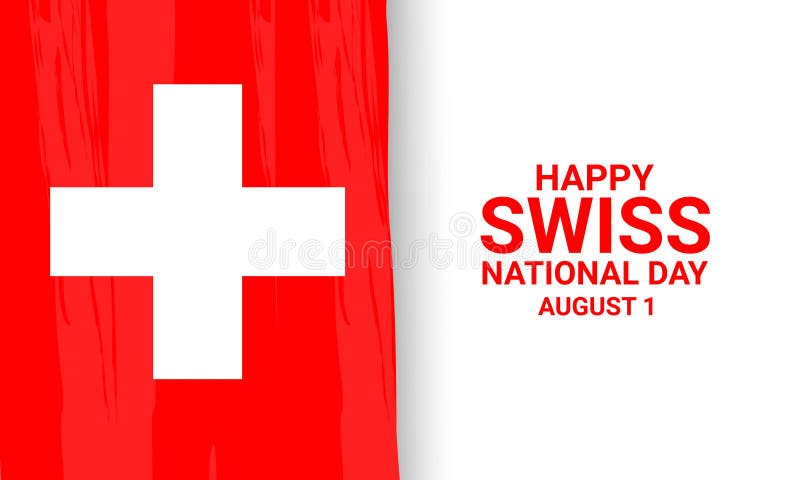 Swiss National Day Background Stock Vector - Illustration of swiss ...