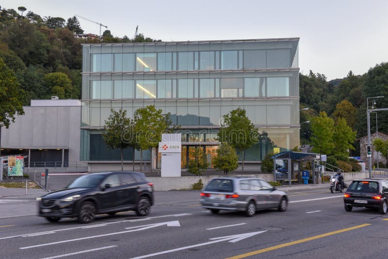 Swiss National Supercomputing Centre at Lugano on Editorial Image ...
