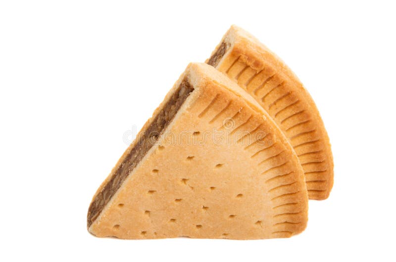 Swiss Pastries with Nut Filling Isolated Stock Photo - Image of ...