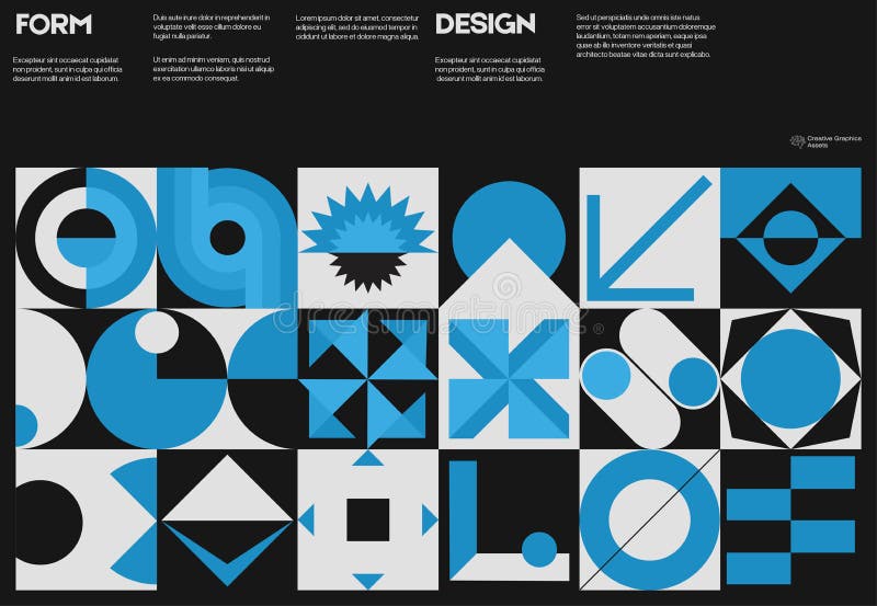 Swiss Poster Design Template Layout with Clean Typography and Minimal ...