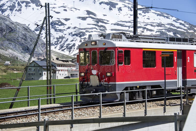 Swiss train stock photo. Image of switzerland, bridge - 6261052