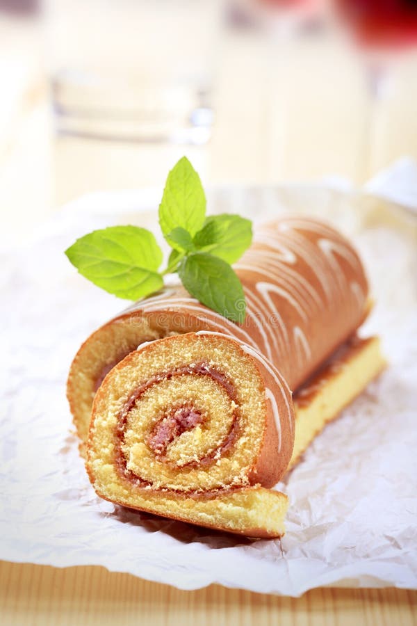 Swiss roll stock photo. Image of detail, sponge, pastry - 21184184
