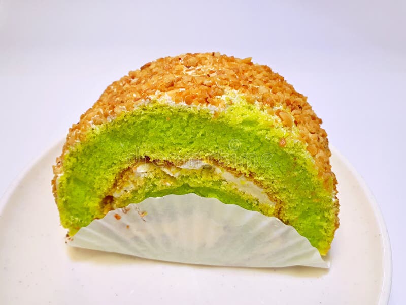 Swiss roll cake stock photo. Image of wrapper, cream - 283522292