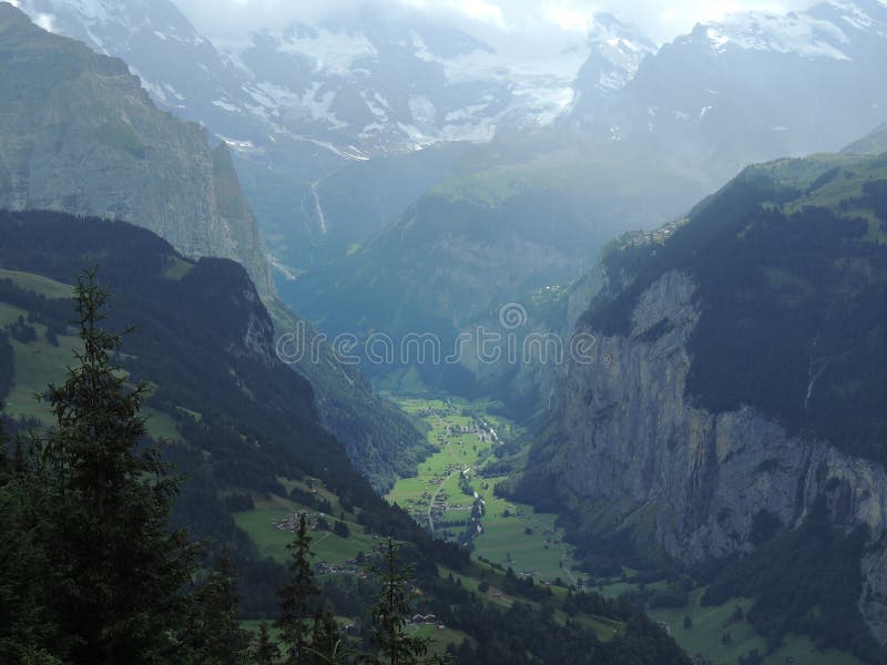 Swiss Valley stock photo. Image of mountain, steep, clifs - 83782462