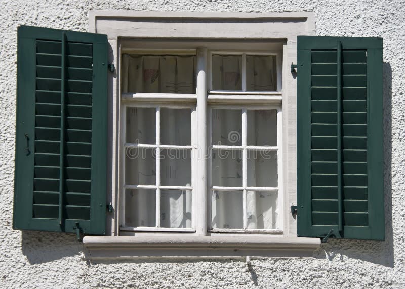 Swiss window detail stock image. Image of details, shutters - 6021111