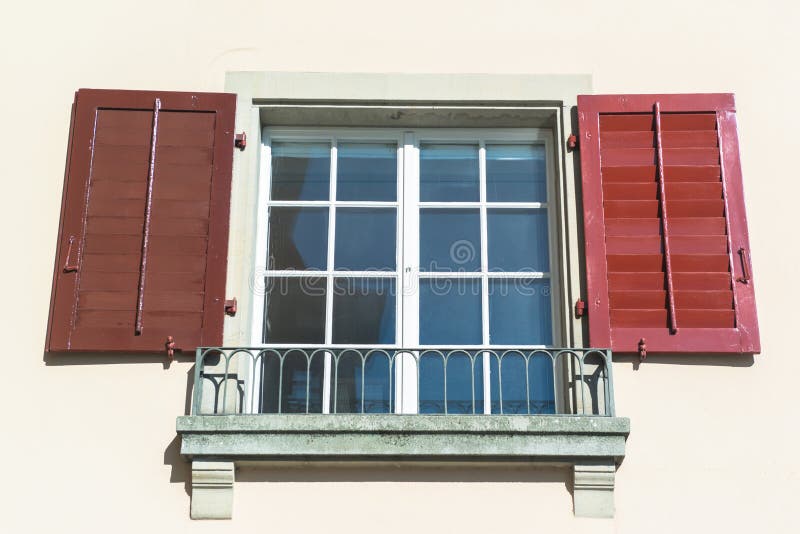 Swiss window stock image. Image of typical, apartment - 35012205