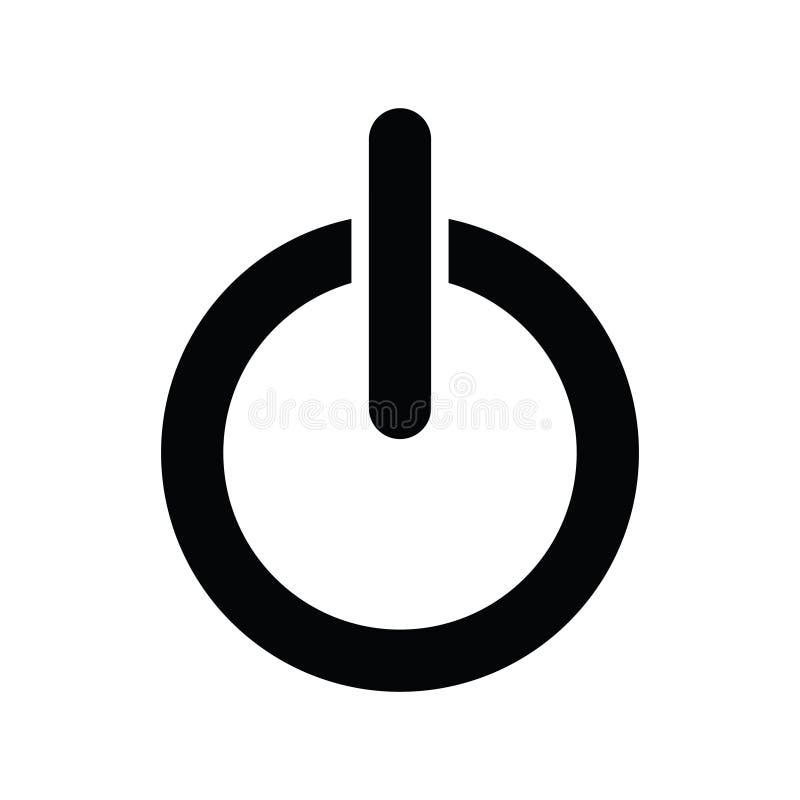 Turn on and Turn Off Button Stock Vector - Illustration of vector ...