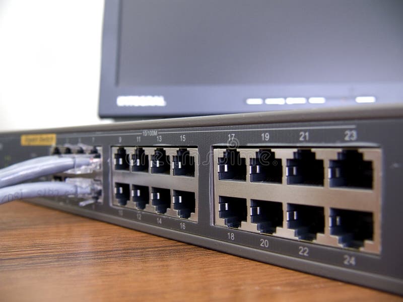 Network switches stock photo. Image of network, port - 13611528