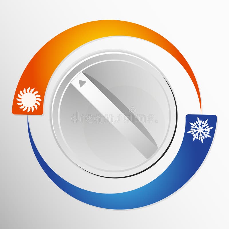 Air Conditioner Off Switch Button Line Icon Stock Vector - Illustration ...