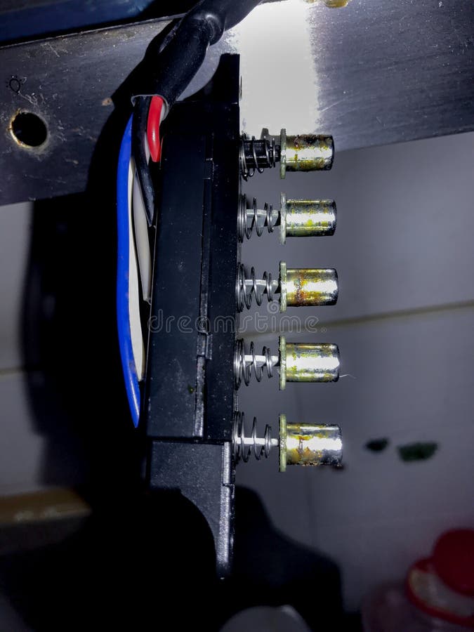 The switch of blower motor stock photo. Image of wire - 175593644